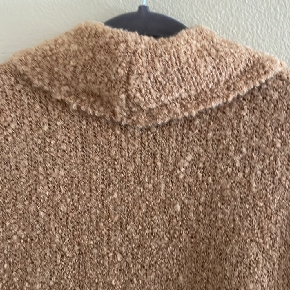 Lush Teddy Duster Sweater In Tan Camel Color. Ultra S… - Gem